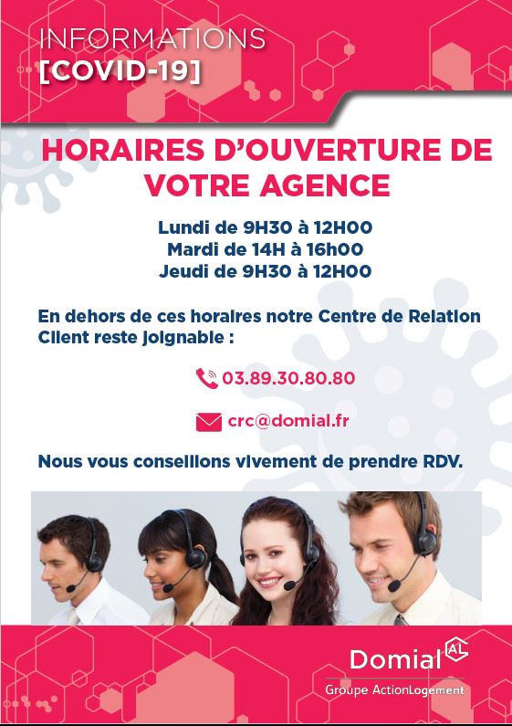 Réouverture des Agences Domial | L'actualité Domial